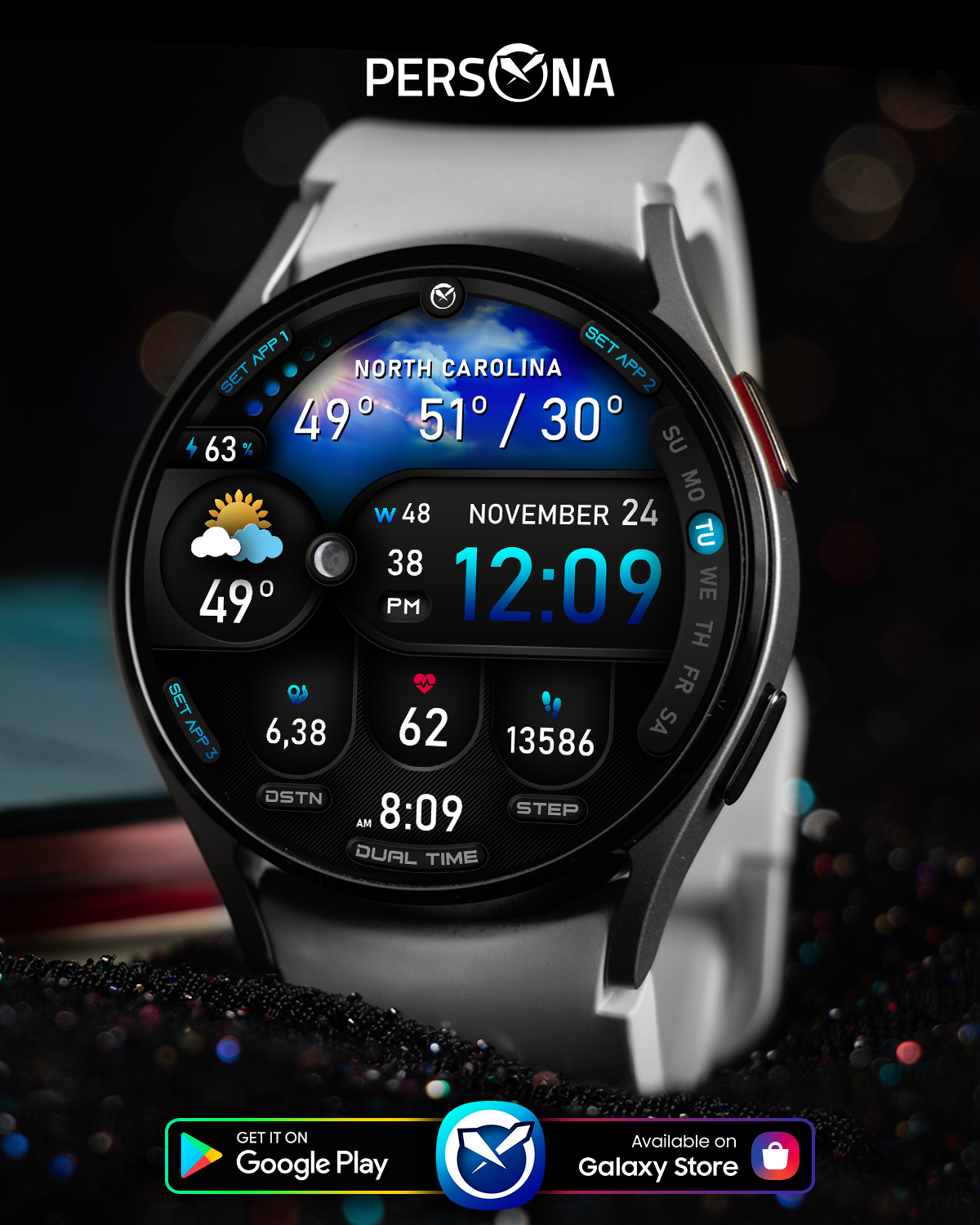 Best Watch Face | INSTALLATION | Persona Watch Face